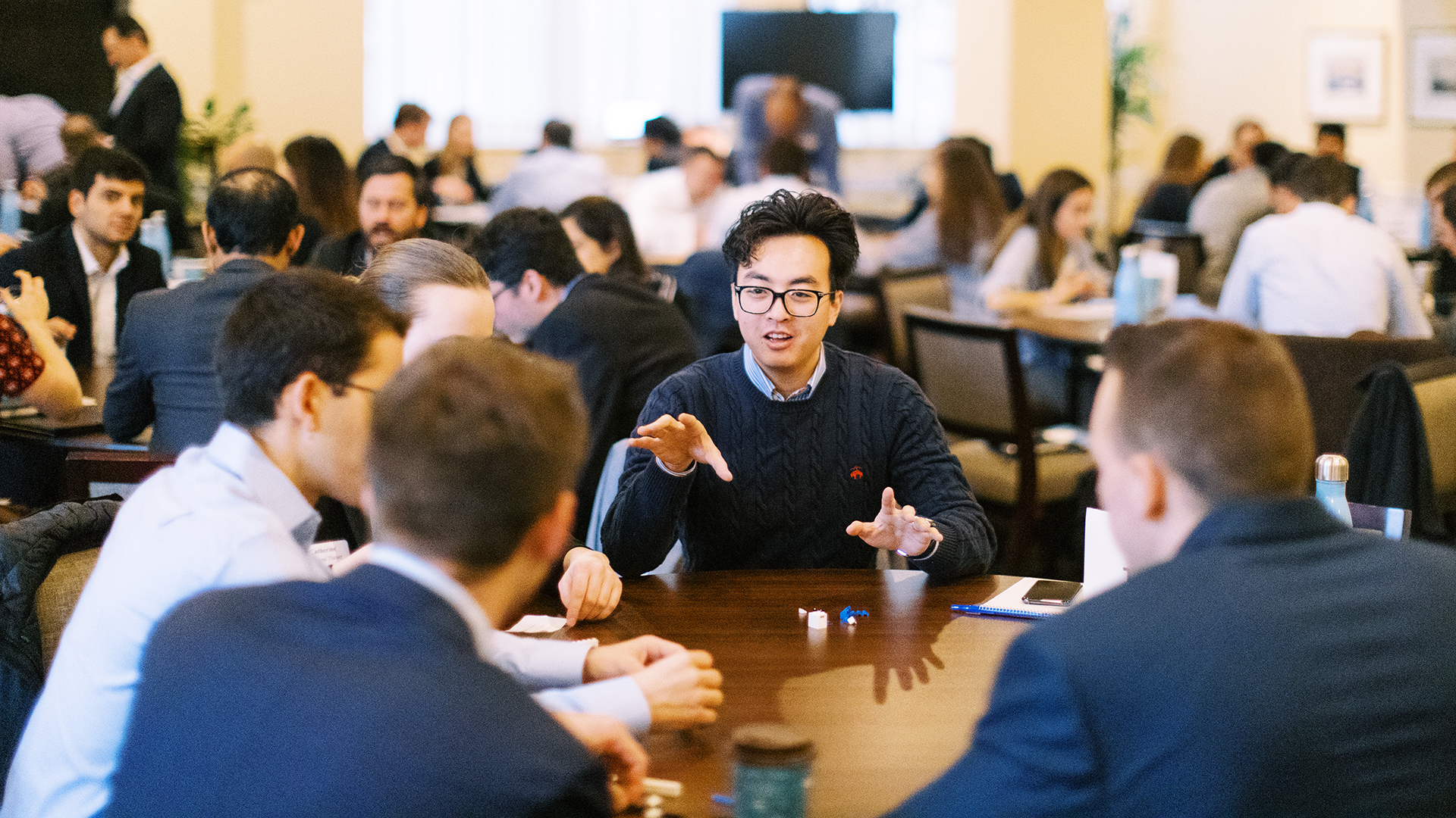 Learning while developing solutions for corporate partners