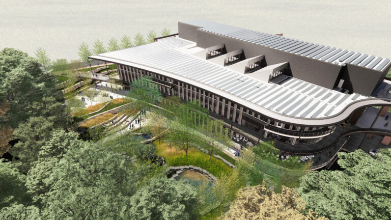 Celebrating groundbreaking for Steven D. Bell Hall