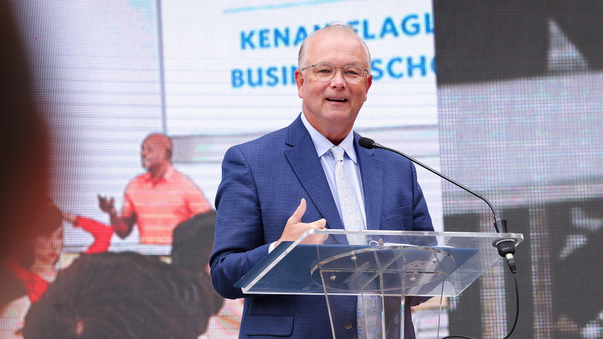 Celebrating groundbreaking for Steven D. Bell Hall